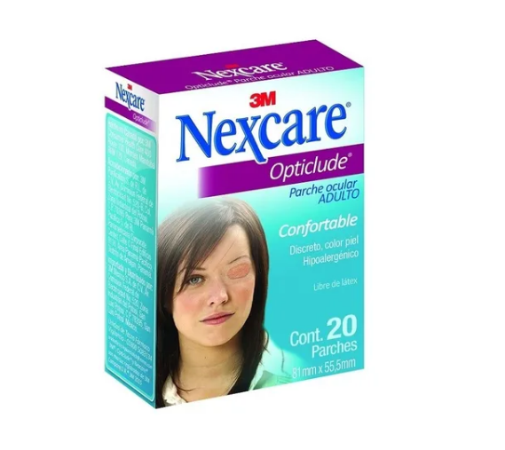 Parche Ocular adulto Opticlude 3M Nexcare 20 piezas en LALEO