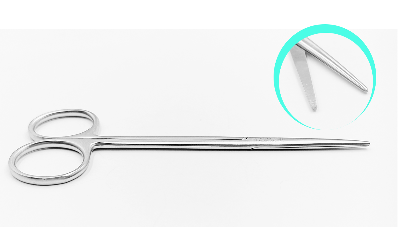 Tijera Metzenbaum Recta 14cm en LALEO