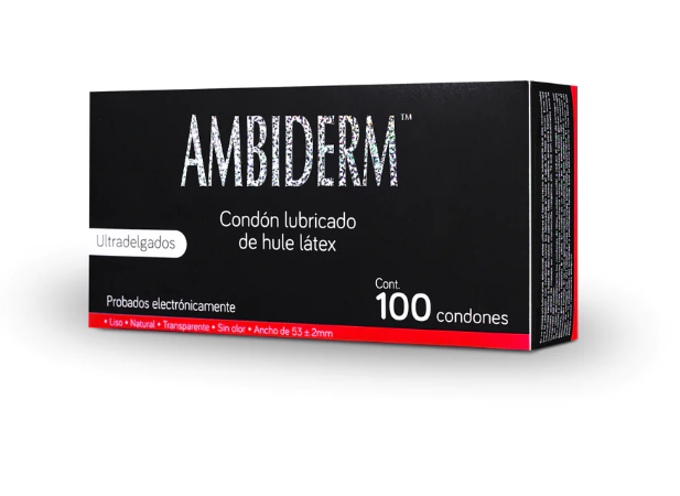 Condon Masculino Ultradelgado Liso Color Natural Caja con 100 Piezas en ...