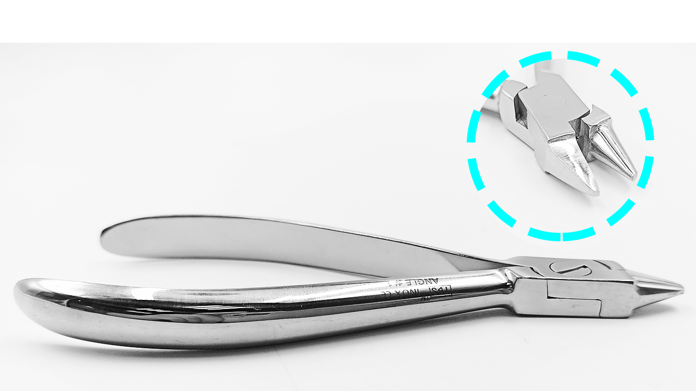 Pinza Angle No. 1 Pico De Pajaro Corta en LALEO