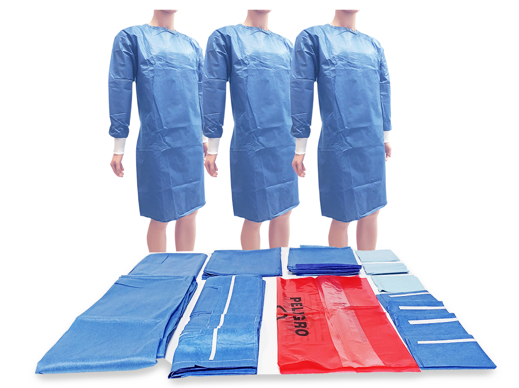 Paquete para cirugía mayor ambiderm en LALEO