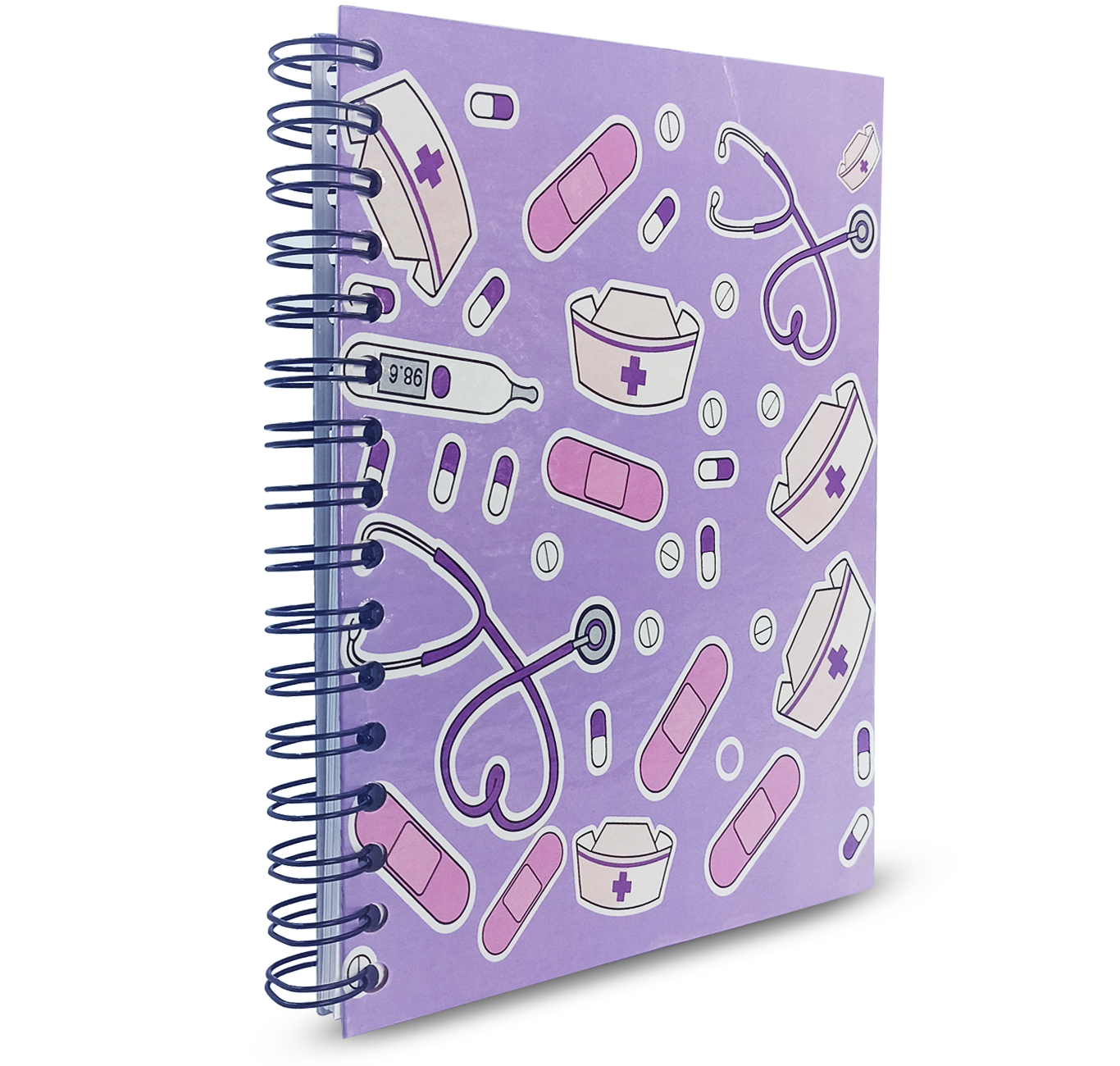 Libreta Media Carta 02 Morada en LALEO