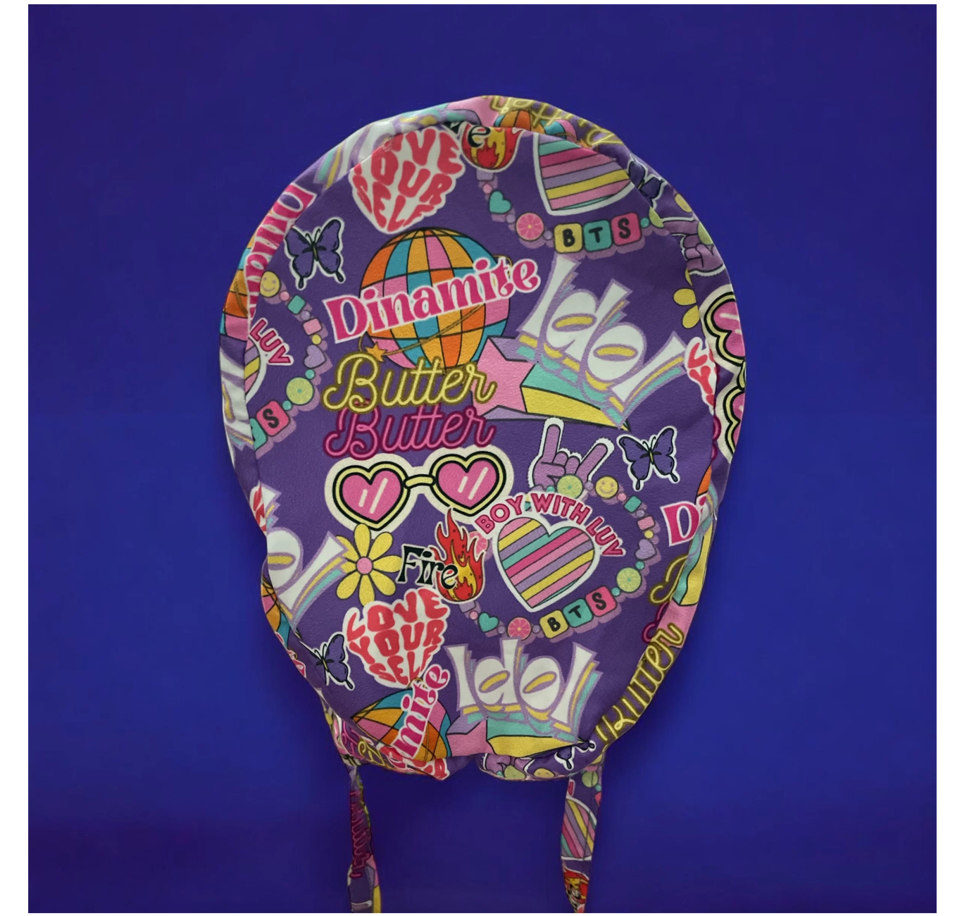 Gorro Quirúrgico Unisex BTS Sticker Ilustración en LALEO