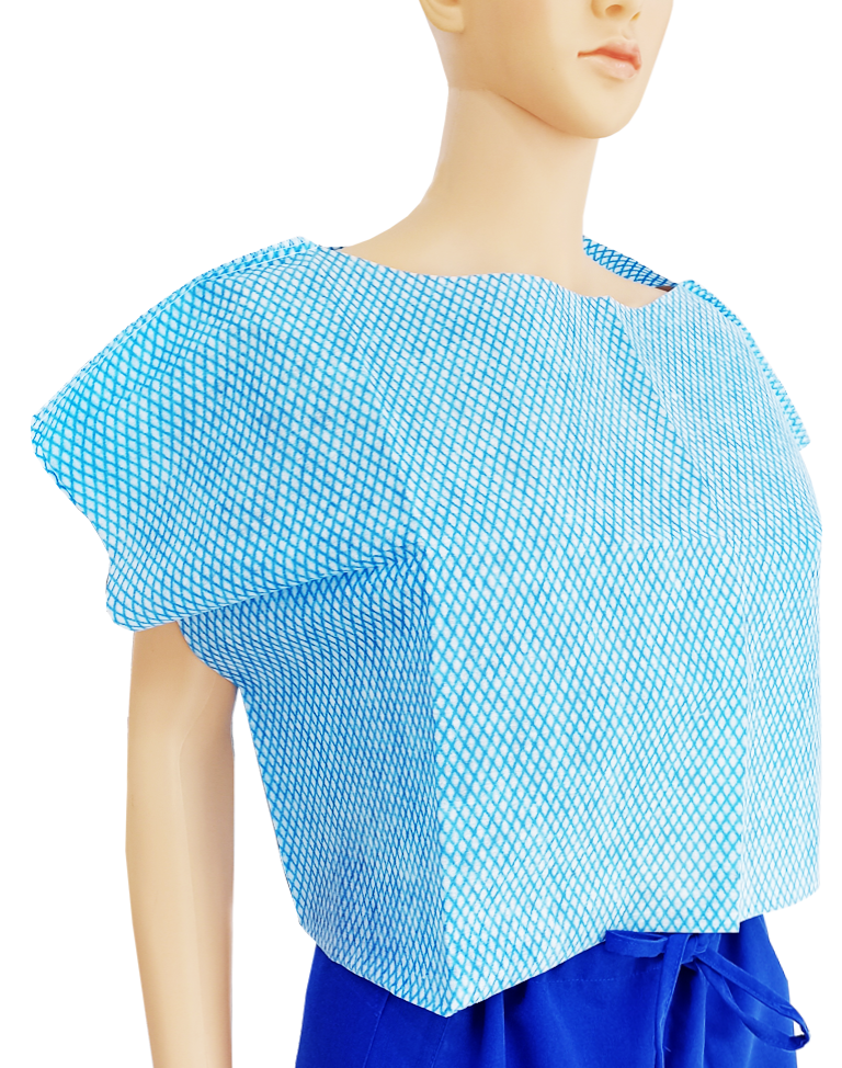 Bata para mastografía desechable Rayado en LALEO