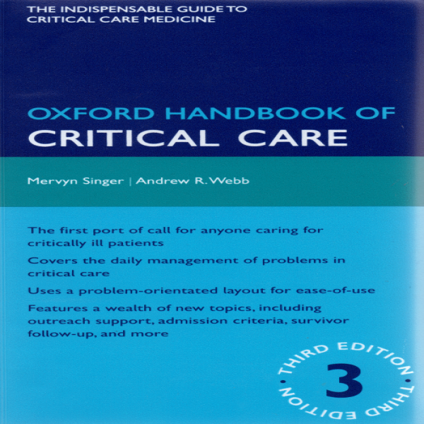 Singer. Oxford Handbook of Critical Care en LALEO