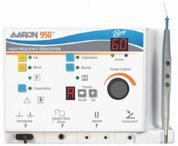 Unidad electrocirugía en LALEO