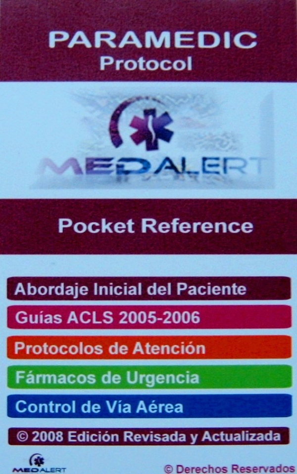 Guía Paramedic Pocket Reference en LALEO