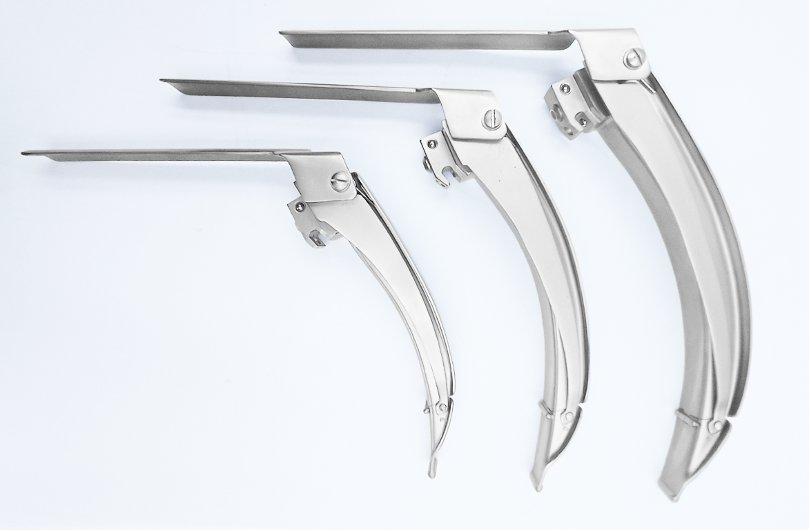 Laringoscopio Mccoy hojas punta flexible F.O. integrada megablades con ...