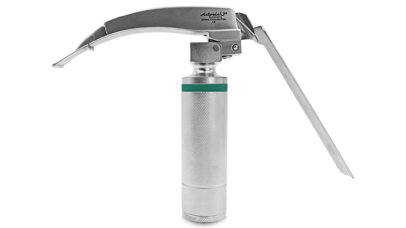 Laringoscopio Mccoy hojas punta flexible F.O. integrada megablades con ...