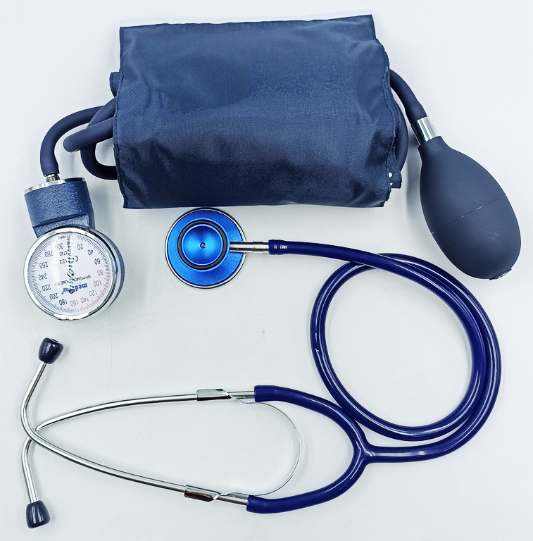 Esfigmomanometro aneroide Medstar kit con estetoscopio de doble campana ...