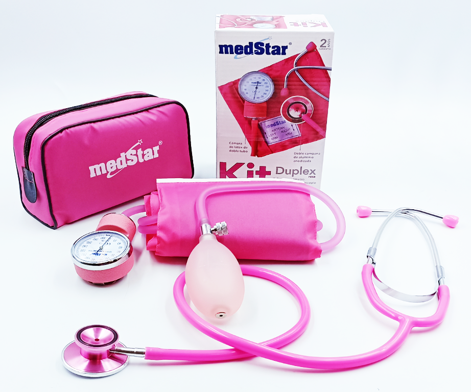 Esfigmomanometro aneroide Medstar kit con estetoscopio de doble campana ...