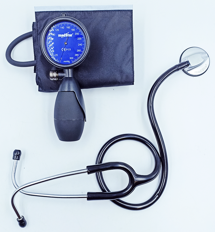 Esfigmomanometro aneroide Medstar Platinum kit con estetoscopio de lujo ...