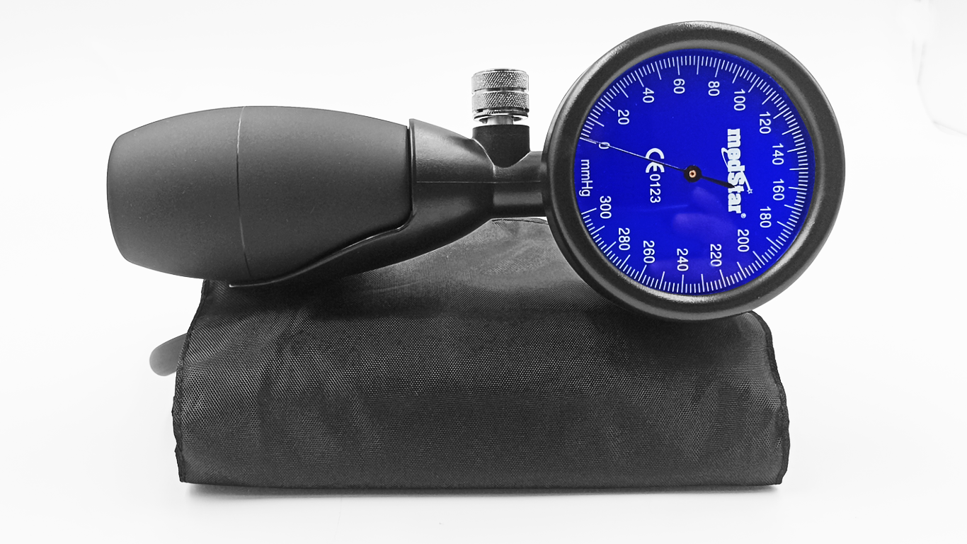 Esfigmomanometro aneroide Medstar Platinum kit con estetoscopio de lujo ...