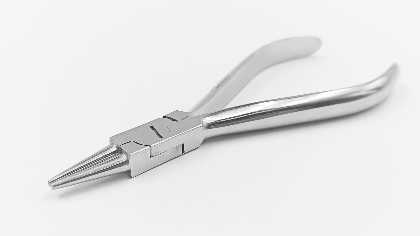 Pinza Angle No. 3 con dos puntas redondas 01-004 en LALEO
