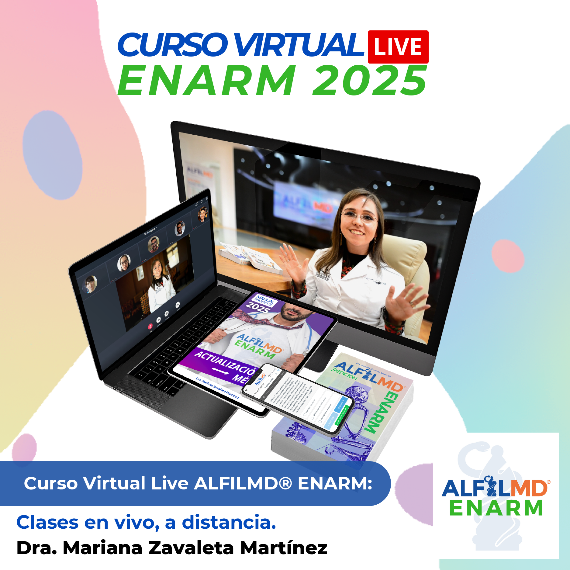 Curso ENARM ALFILMD Virtual Live en LALEO