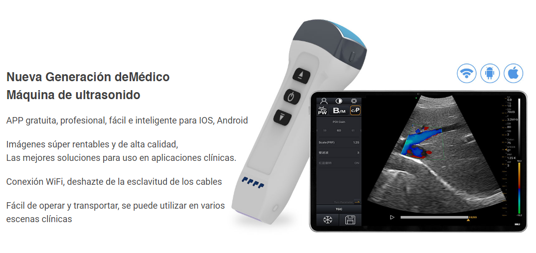 Escáner de Ultrasonido Doppler Portátil Dawei en LALEO