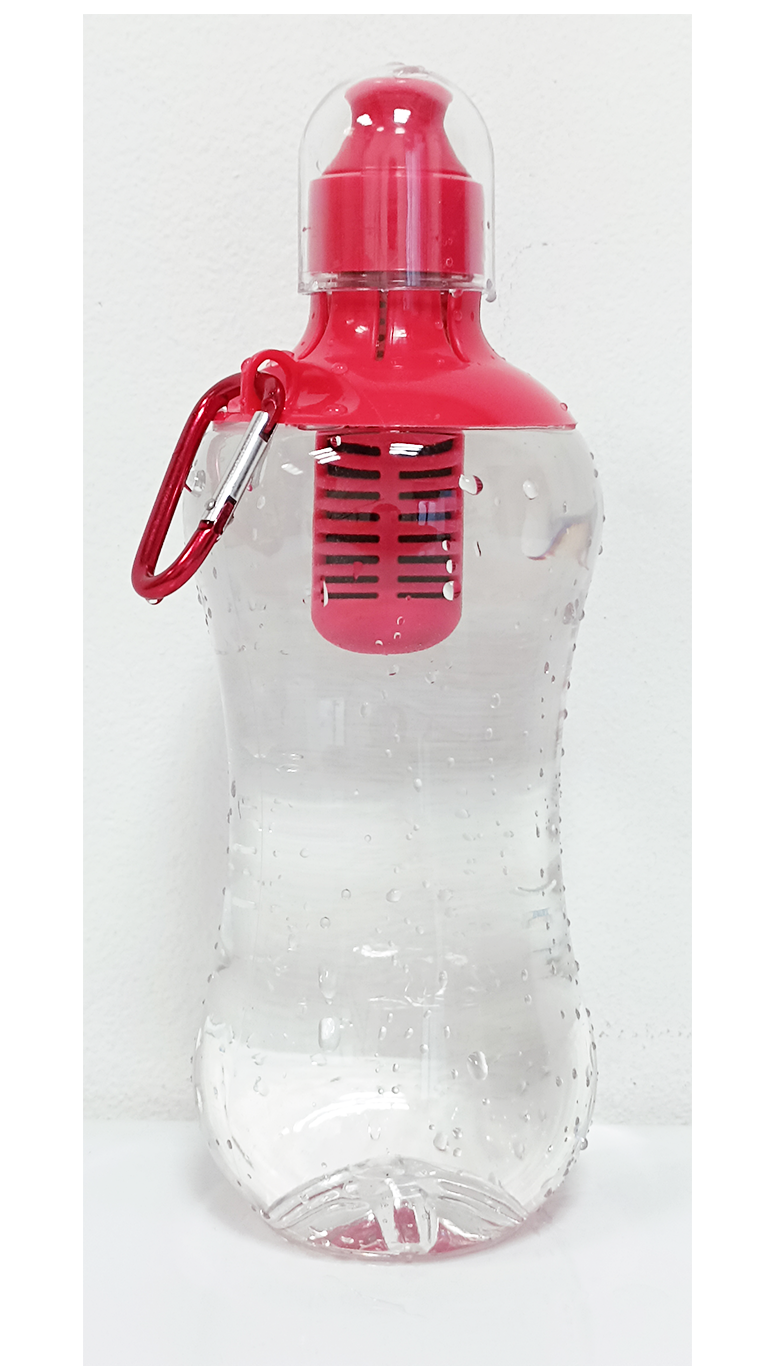 Botella con filtro purificador en LALEO