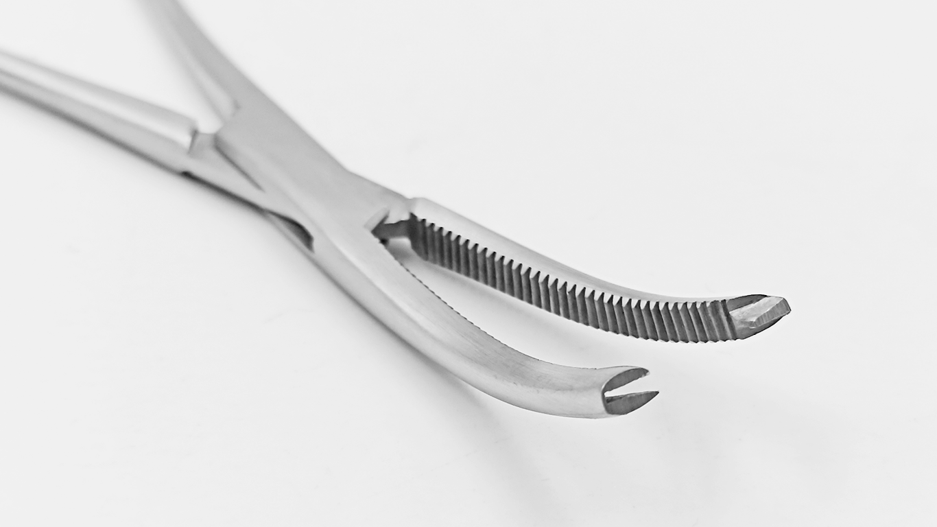 Pinza Kocher Curva 14cm en LALEO