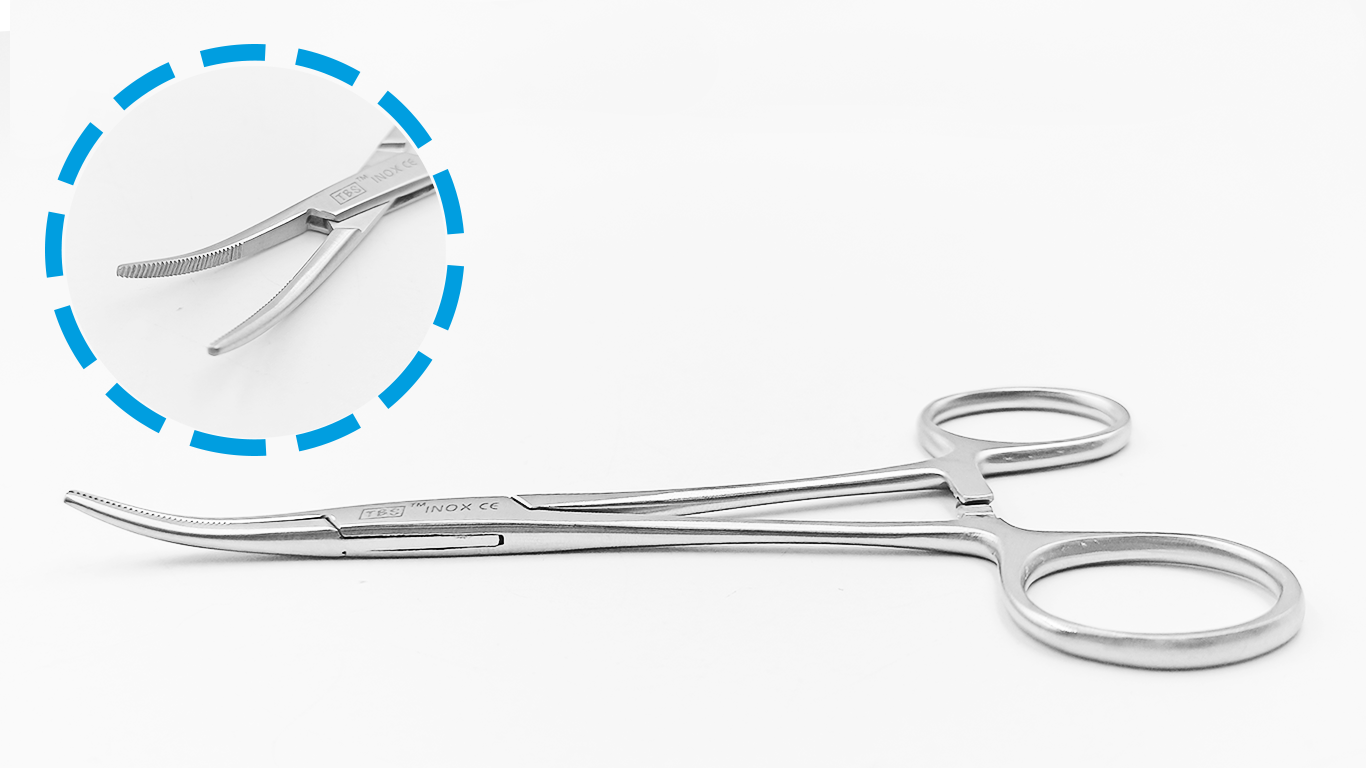 Pinza Kelly Curva 14cm en LALEO