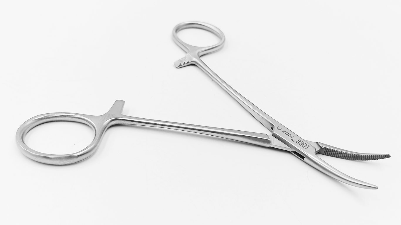 Pinza de Mosco Curva 12.5cm en LALEO