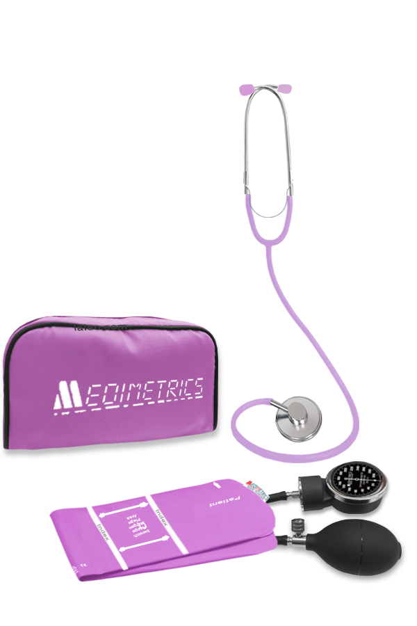 Kit baumanometro con estetoscopio simple Medimetrics 5881 en LALEO